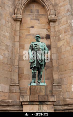 Syburg, Dortmund, NRW, Germany, October 23, 2022. Statue of Kaiser ...
