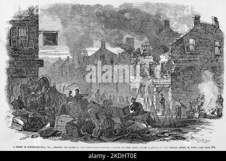 Battle of Fredericksburg, 1862, Fredericksburg, Virginia, American ...
