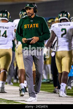 Colorado State head coach Jay Norvell looks on from the sideline during ...