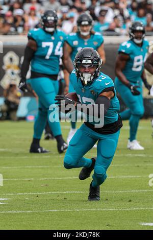 Jacksonville Jaguars wide receiver Christian Kirk (13) runs during an ...