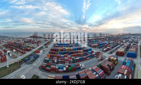 SUZHOU, CHINA - NOVEMBER 5, 2022 - An aerial photo shows the ...