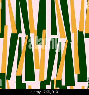 Seamless pattern wallpaper with abstract shapes on a white background ...