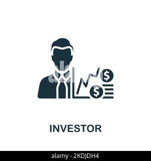 Investory icon. Monochrome simple Company Structure icon for templates ...