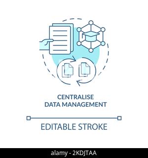 Centralise data management concept icon Stock Vector Image & Art - Alamy