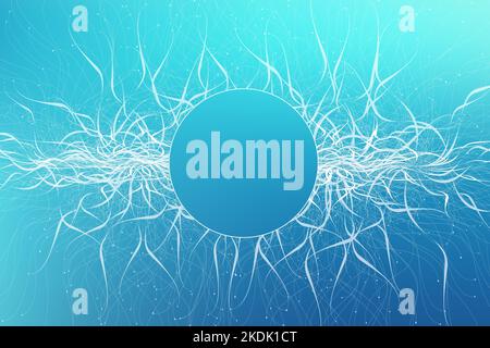 Scientific illustrtiaon genetic engineering, DNA helix, DNA strand ...