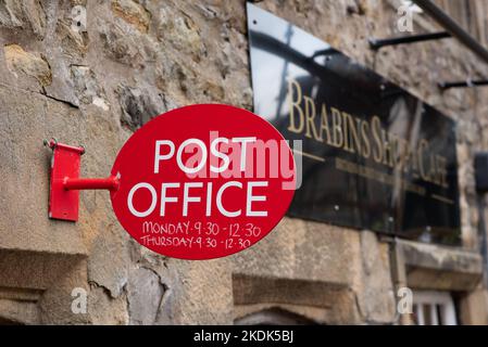 Post Office sign, Chipping village, Preston, Lancashire Stock Photo - Alamy