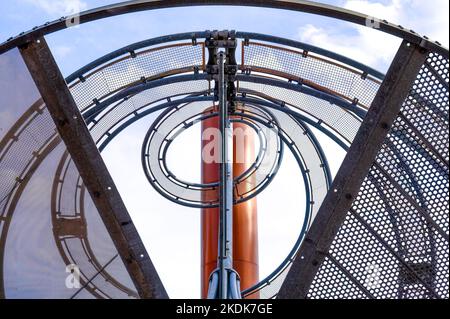 "Still Dancing" by Dennis Oppenheim in Distillery District, Toronto ...