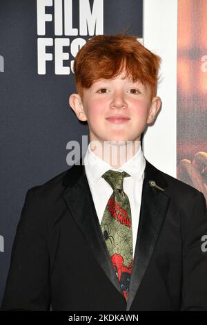 Gregory Mann attends the "Guillermo Del Toro's Pinocchio" world ...