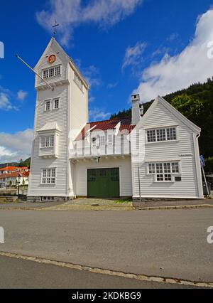 The old fire station building on Römö in Denmark Stock Photo - Alamy