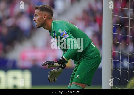 Benjamin Lecomte of RCD Espanyol during the La Liga match between ...