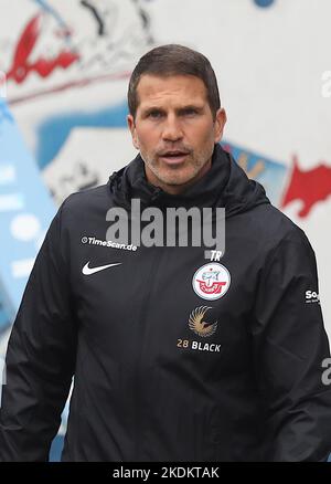 Rostock, Germany. 07th Nov, 2022. Soccer: 2. Bundesliga, Training Hansa ...