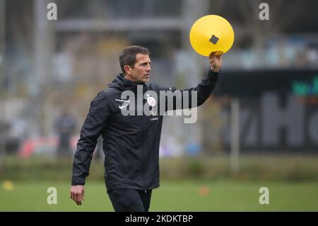 Rostock, Germany. 07th Nov, 2022. Soccer: 2. Bundesliga, Training Hansa ...