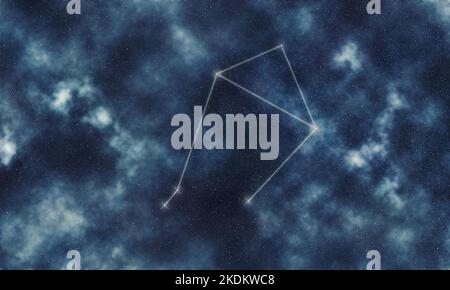 Libra Star Constellation, Cluster of Stars, Scales Constellation ...