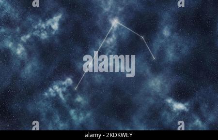 Microscopium star constellation, Night sky, Cluster of stars, Deep ...