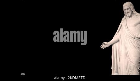 Statue of Jesus Christ with hands outstretched Stock Photo - Alamy