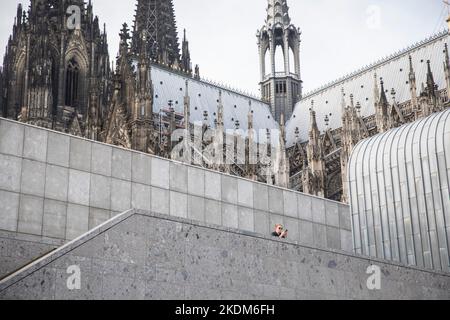 stairs from Kurt-Hackenberg-Platz to the cathedral and the Museum ...