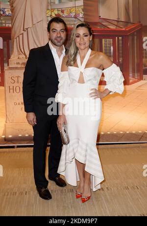MIAMI, FL, NOV 5: Freddy Balsera and Gloria Ordaz are seen during the ...