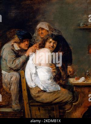 ADRIAEN BROUWER, The operation on the back, ca. 1636, dimensions, 34.5 ...