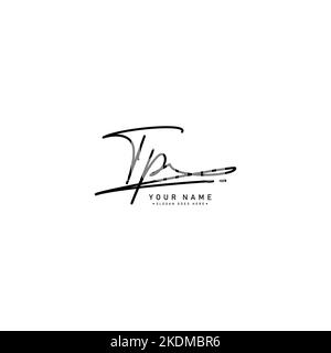 TP Letter Signature Logo Template elegant design logo Sign Symbol ...