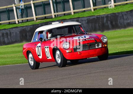 Ed Foster, MG B, Lavant Cup, a twenty five minute single driver race ...