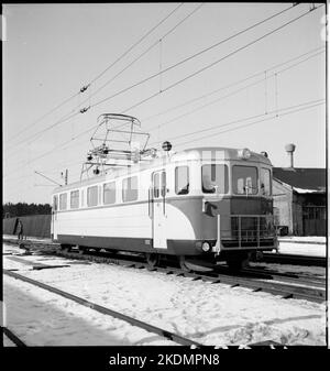 Electric motor carriage, State Railways X0A4 Stock Photo - Alamy