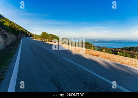 Portinho da Arrabida a natural paradise in Setubal Portugal Stock Photo ...