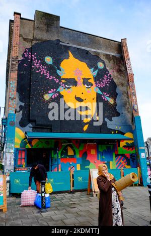 Stokes Croft Bristol UK Murals Stock Photo - Alamy