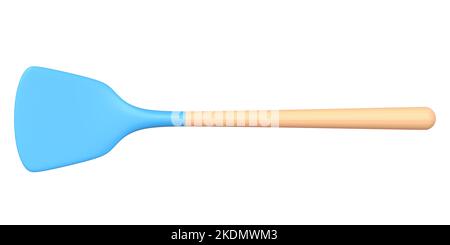 Silicon solid turneror kitchen utensils on white background. 3d render ...