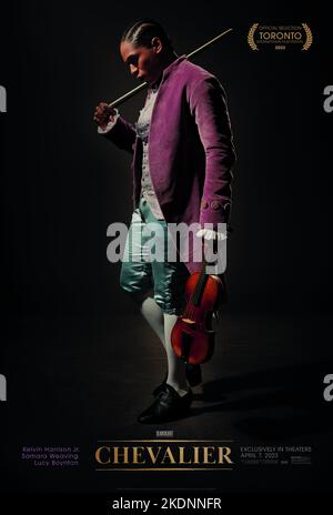 CHEVALIER, Kelvin Harrison Jr. as Joseph Bologne, Chevalier de Saint ...