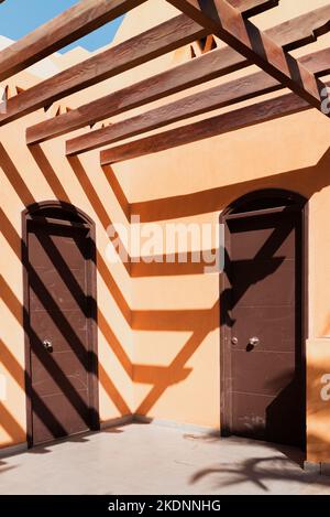 The details of El Gouna architecture, exterior designs, arched doors ...