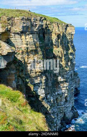 Cliffs at Dunnet Head, Caithness, Scotland Stock Photo - Alamy