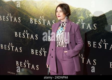Laura Iglesias attends the premiere of the movie "AS BESTAS" at the ...