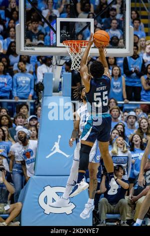 UNC Wilmington guard Donovan Newby (1) brings the ball up court during ...