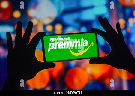 Brazil. 07th Nov, 2022. In this photo illustration, the TrueBlue ...