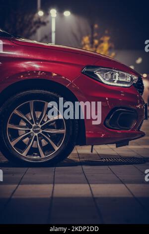 Fiat Tipo Night Portratis Stock Photo - Alamy