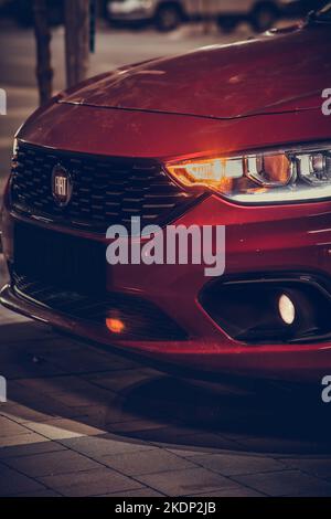 Fiat Tipo Night Portratis Stock Photo - Alamy
