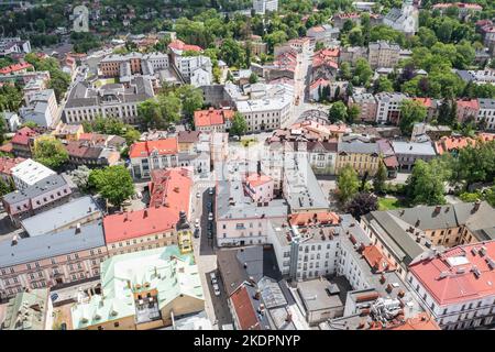Aerial view of Cieszyn border city in Poland Stock Photo - Alamy