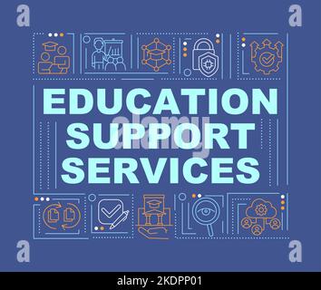 Consulting services word concepts blue banner Stock Vector Image & Art ...