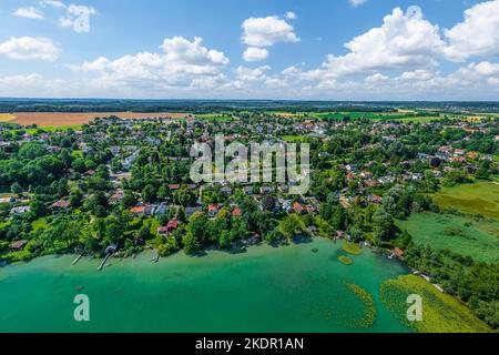 Beautiful Landscape around the Pilsensee in upper bavarian Fünfseenland ...