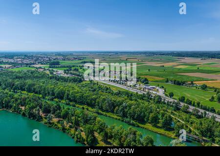 The Iller valley between Kellmünz and Altenstadt and its beautiful ...