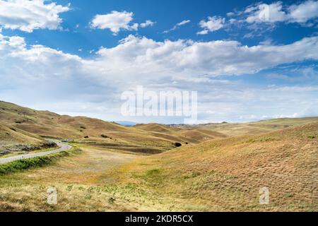 Iori Plateau on the way to David Gareja monastic complex in Georgia ...