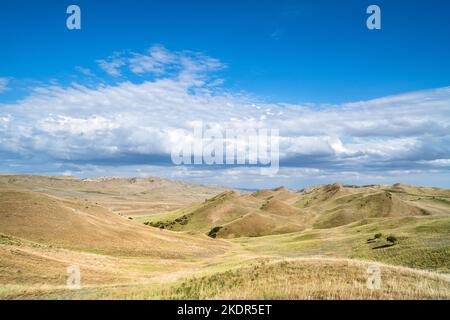 Iori Plateau on the way to David Gareja monastic complex in Georgia ...