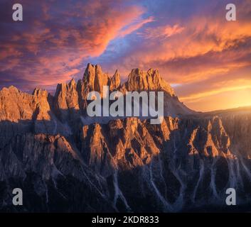 Amazing scene on autumn mountains Stock Photo - Alamy