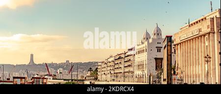 People's National Assembly and Wilaya headquarters building with birds ...