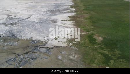 Xinjiang barkol: color of barkol lake Stock Photo - Alamy
