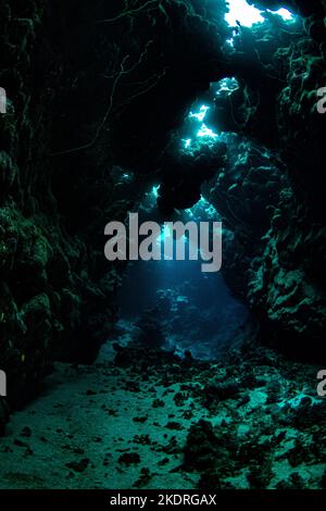 Caves and landscapes while diving in the Red Sea Stock Photo - Alamy