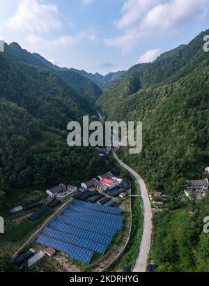 Shade in the western henan rural scenery Stock Photo - Alamy