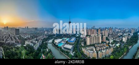 Chengdu television tower 339 Stock Photo - Alamy