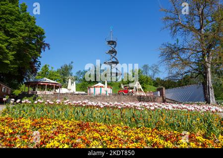 Stuttgart, Germany - May 11, 2022: Killesberg Tower Tower In Killesberg ...