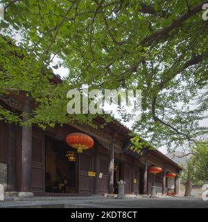 Lingyan temple nine mountain Stock Photo - Alamy